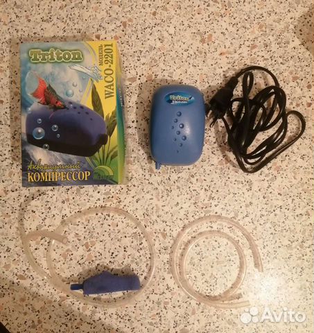 Компрессор (воздух) аквариумный тритон
